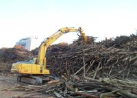 China Light Weight Wood Grapple Attachment / Timber Grapple Anti Clockwise for sale