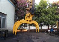 China 360 Degree Rotating Wood Grapple Attachment For Excavator Komatsu PC200 for sale