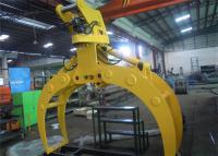 China 360 Degree Rotating Wood Grapple Attachment For Excavator Komatsu PC200 for sale