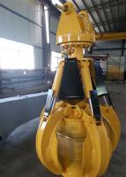 China Light Weight Komatsu Orange Peel Grab / Excavator Rotating Grapple for sale