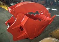 China Excavator Grapple Hydraulic Bucket Thumb Grapple With Grating Bucket for sale