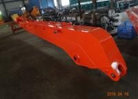 China 18 M Doosan DX300 Excavator Long Reach Boom With 0.5 Cum Bucket / Auxiliary Pipe for sale