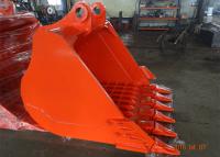 China Doosan DX 480 Excavator Bucket Attachments 2.85 Cum Skeleton / Grating Bucket for sale