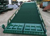 China 4 Legs Container / Truck Mobile Yard Loading Ramp 10 Ton With Hydraulic System for sale