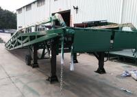 China 4 Legs Container / Truck Mobile Yard Loading Ramp 10 Ton With Hydraulic System for sale