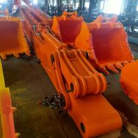 China 15M Q690 Volve EC210B Excavator Long Boom With Grab for sale