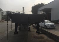 China 2000mm Width Container Mobile Yard Ramp 10 Ton / 15 Ton Light Grey Color for sale
