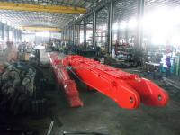 China CE-approved 22m Demolition Boom with 6 Months Warranty and 45 Degree Tapered Seams for Excavator Long Arm for sale