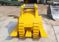 China 2500mm Open Q345B Hardox450 Excavator Rock Grab For Komatsu PC400LC for sale
