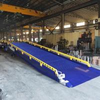 China 2200mm Width Mobile Unloading Loading Yard Ramp With 10 Ton Capacity Q235B for sale