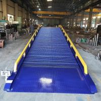 China 2200mm Width Mobile Unloading Loading Yard Ramp With 10 Ton Capacity Q235B for sale