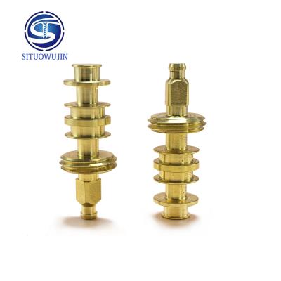 China 65mm C3604 Copper Screw Transmission Thread CNC Artificial Intelligence Component for sale
