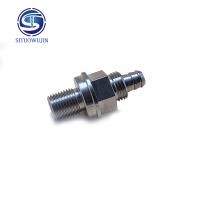China Stainless Steel Joint Connector Hardware Metal CNC Machined Parts Hexagonal Valve Component for sale