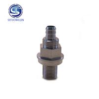 China Stainless Steel Joint Connector Hardware Metal CNC Machined Parts Hexagonal Valve Component for sale