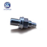 China Stainless Steel Joint Connector Hardware Metal CNC Machined Parts Hexagonal Valve Component for sale