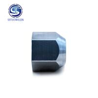 China CNC precision stainless steel machining parts external hexagonal nuts numerical control for sale