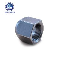 China CNC precision stainless steel machining parts external hexagonal nuts numerical control for sale