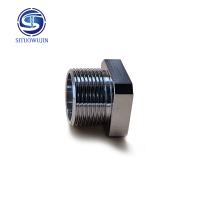 China Stainless steel square nut through-hole precision parts are used in the shipbuilding industry. for sale