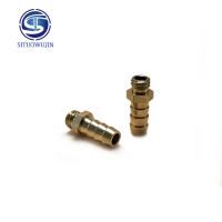 China Hexagonal Through Hole CNC Hardware Parts Pagoda Copper Connector For 3C Electronics for sale