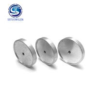 China Aluminum Alloy Nuts Valve Parts 80mm CNC Precision Metal Part Body Accessories for sale