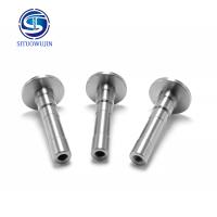 China Stainless Steel CNC Hardware Parts Round Head M6 Through Hole Cnc Precision Components for sale