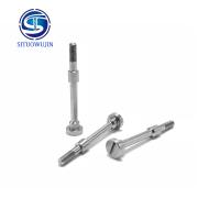 China M4 Screws Flat Head Multi Step Pin Shaft CNC Machining Small Parts for sale