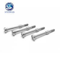 China M4 Screws Flat Head Multi Step Pin Shaft CNC Machining Small Parts for sale