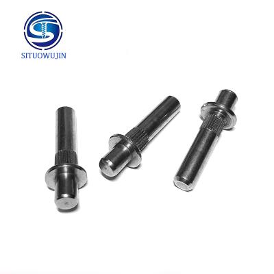 China Flower Shaped Pin Shaft Plug Shaft Precision Components For Doors And Windows for sale