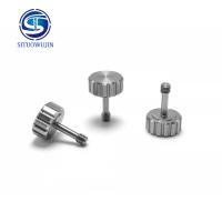 China Straight Tooth CNC Screws M4 Flat Head Quick Release Valve Screw For Automation Industry for sale
