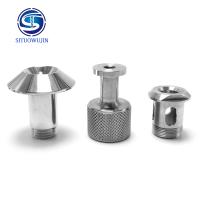 China SS CNC Screws Precision Machined Parts Serrated Adjusting Screws CNC Turning for sale