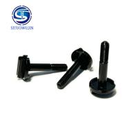China Black Embedded Pins  Adjusting Tool Screws Semi Threaded M4 Machined Hardware Tool for sale
