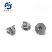 China Eccentric Hexagonal Rivets Flat Head Sliding Support Connecting Construction Hardware for sale
