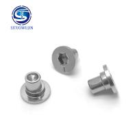 China 304 316 Eccentric Rivets Sliding Support Connection Pieces Door Hardware  DIN 2462 for sale