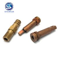 China CE Hexagonal Copper Parts Adjusting Pins Pineapple Pattern AI Hardware Components for sale
