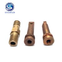 China CE Hexagonal Copper Parts Adjusting Pins Pineapple Pattern AI Hardware Components for sale