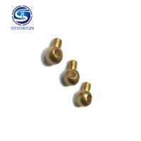China Copper Ball Head Screw Fixed Quick Lock Precision Hardware Accessories CNC Processing for sale