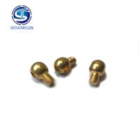 China Copper Ball Head Screw Fixed Quick Lock Precision Hardware Accessories CNC Processing for sale