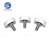 China Axle Rubber Covered Wheels Stainless Steel M5 Screws Hardware For Medical Equipment for sale
