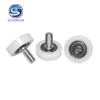 China Axle Rubber Covered Wheels Stainless Steel M5 Screws Hardware For Medical Equipment for sale