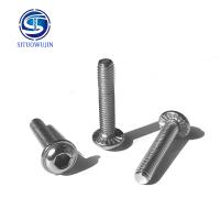 China Stainless Steel Flange Screws M5 Anti Slip Hexagon With Nut And Washer Ship Accessories for sale