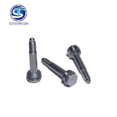 China Stainless steel joint through-hole precision CNC machined parts for beer assembly components for sale