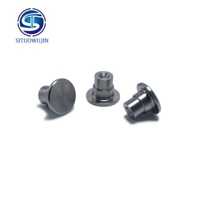 China SS303 SS304 Flat Head Rivets Solid Hinge Sliding Supports Precision Hardware Rivets for sale