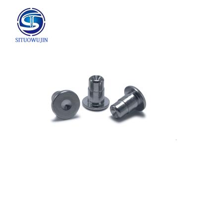 China SS201 304 Flat Head Countersunk Rivets Hinge Sliding Support Shafts Hardware Components for sale