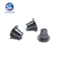 China Semi Hollow Stainless Steel Threaded Rivets Trapezoidal Hardware Hinge Sliding Support Shaft for sale