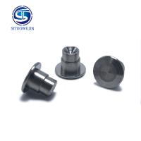 China Semi Hollow Stainless Steel Threaded Rivets Trapezoidal Hardware Hinge Sliding Support Shaft for sale