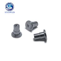China DIN ANSI Concave Point Trapezoidal Multi-Step Hardware Hinge Rivets Sliding Support Shaft for sale