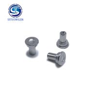 China DIN ANSI Concave Point Trapezoidal Multi-Step Hardware Hinge Rivets Sliding Support Shaft for sale