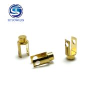 China Precision Copper Machined Part Slotted Double Ear Connection Intelligent Hardware for sale