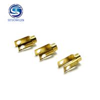 China Precision Copper Machined Part Slotted Double Ear Connection Intelligent Hardware for sale