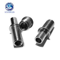 China Stainless steel hexagonal rivet bolts, semi-hollow screws, furniture hardware connectors for sale